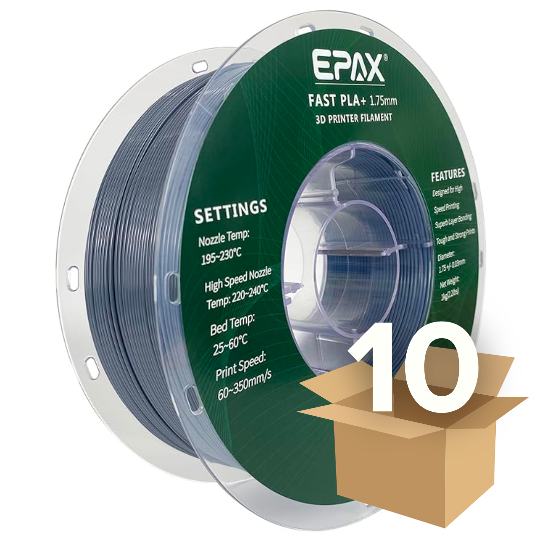 Wholesale case -- 10 spools of EPAX Fast PLA+ 3D Printer High Speed Fi ...