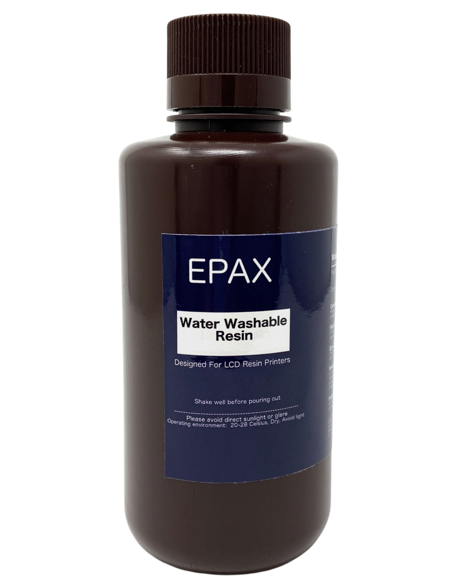 EPAX Water Washable Resin for LCD 3D Printers, UV 405nm 1KG – EPAX 3D